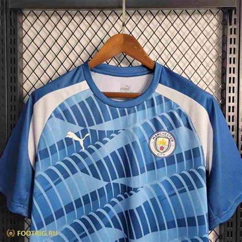 Футболка Манчестер Сити 23-24 тренировочная голубая ⚽️ Купить от 1 990 ...