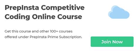Competitive Advanced Coding Course PrepInsta
