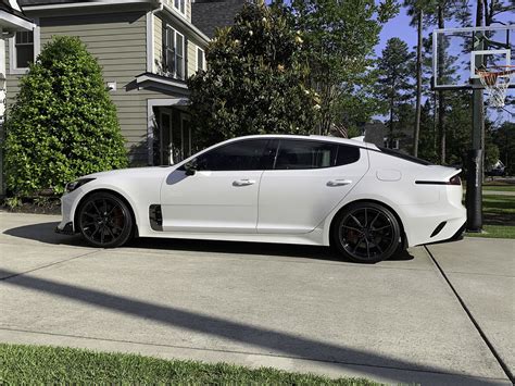 Kia Stinger Gt2 Rwd White Vossen Hf 3
