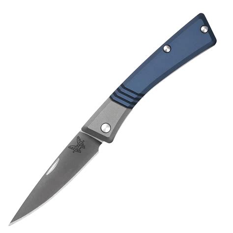 Benchmade 315 Successor Folding Knife Crater Blue Aluminum Handle