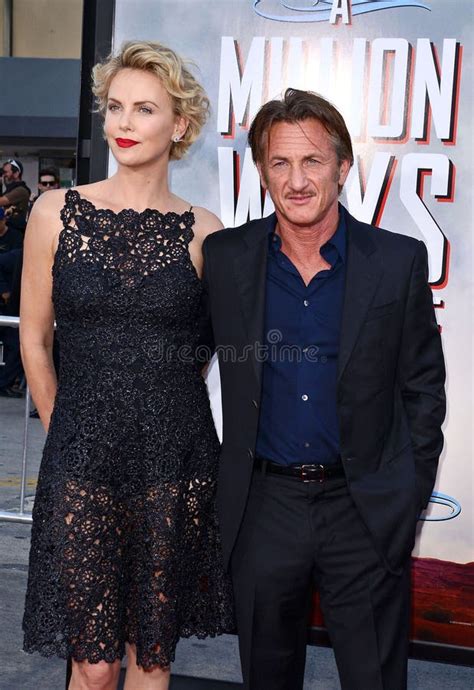 Charlize Theron And Sean Penn Editorial Stock Image Image Of