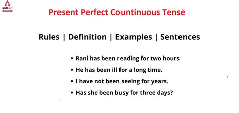 Present Perfect And Present Perfect Continuous Tense Exercise Design Talk