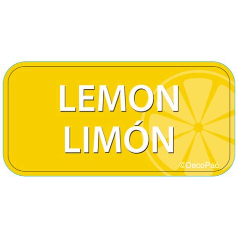 Lemon Label Decopac