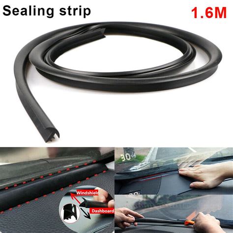 16m Rubber Trim Pinch Weld Seal Sealing Strip Exterior Car Caravan