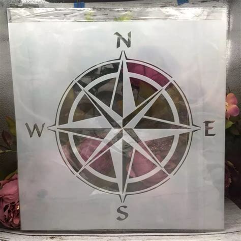 Stencil Nautical Compass Reedesign