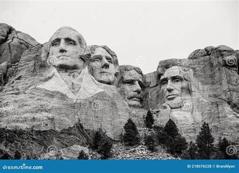 Mount Rushmore National Monument In Black Hills South Dakota President
