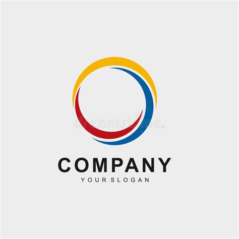 Circle Logo Template Stock Illustration Illustration Of Technology