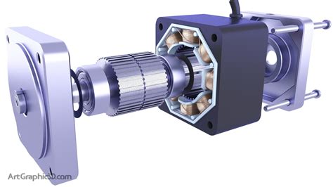 Stepper Motor Diagram 3d Model Download