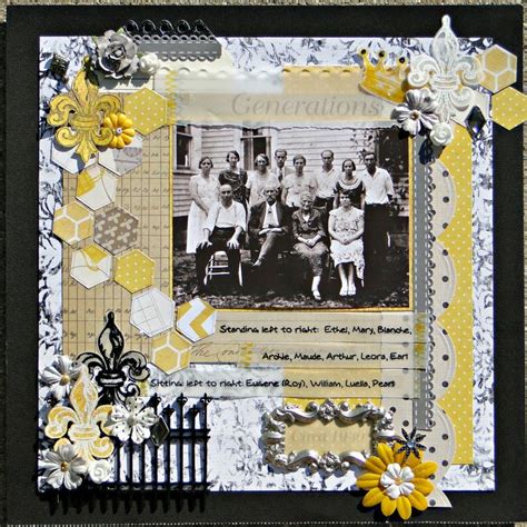 Scrapbook Generations Layout Tweak It Creative Scrapbook
