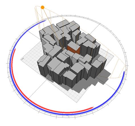 46 By Used Ecotect Program Sun Path And Direction Buildings In Shibam