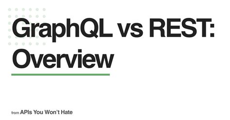 GraphQL Vs REST Overview