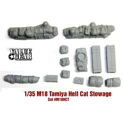 135 Allied Tank M18 Stowage Set For Tamiya Kits Value Gear M18hct