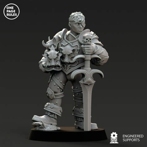 3d Printable Opr Event Minis 2 By One Page Rules