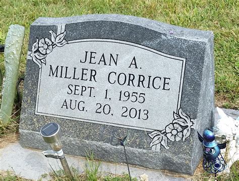 Jean Ann Miller Corrice 1955 2013 Find A Grave Memorial