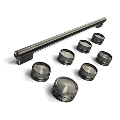 Kitchenaid Handle And Knob Kit 8 Piece For Dual Fuel Range Black Ore