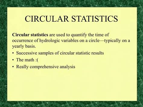 PPT CIRCULAR STATISTICS PowerPoint Presentation Free Download ID 4588649