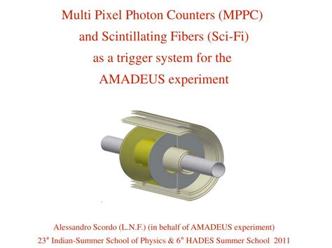 Ppt Multi Pixel Photon Counters Mppc And Scintillating Fibers Sci