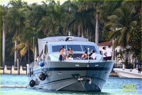 Olivia Culpo Enjoys A Boat Party In Miami Ahead Of The Super Bowl