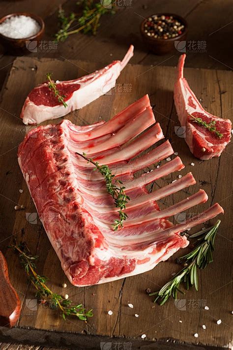 有机生羊排素材 花瓣网