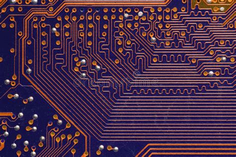 Orange Circuit Board Electronic Computer Hardware Technology