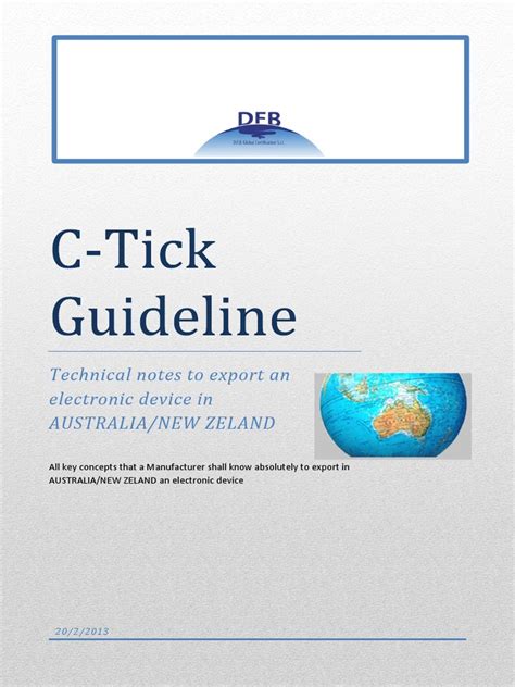 C Tick Guidelines Pdf Electromagnetic Compatibility License