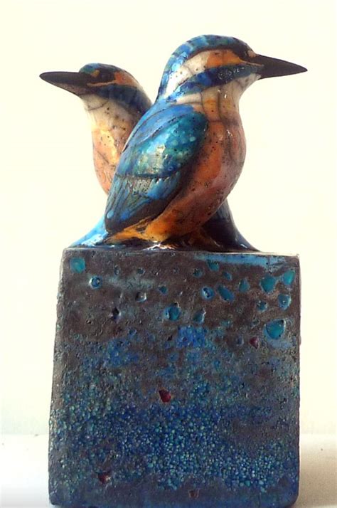 Klei Vogels Klei Aardewerk Sculpturen Van Dieren Keramische Vogels