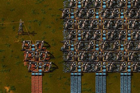 A Better Mining Layout For End Game R Factorio