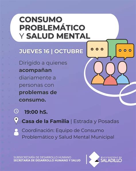 Jueves 16 2do Encuentro Sobre Consumo Problemático Y Salud Mental