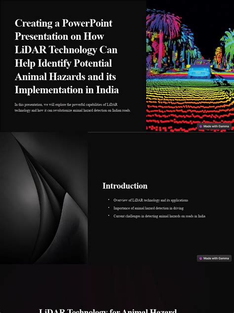 Creating A Powerpoint Presentation On How Lidar Technology Can Help