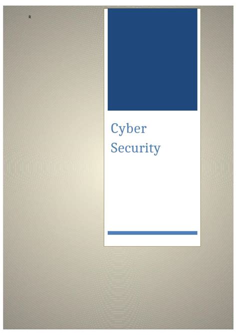 cyber security assignment pdf