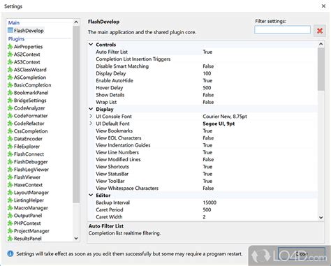 flashdevelop screenshots