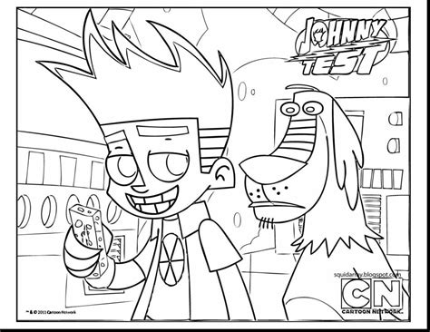 Johnny Test Coloring Pages At Free Printable Colorings Pages To Print And Color