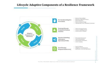 Information Technology Functions Management Lifecycle Adaptive Components Of A Resilience