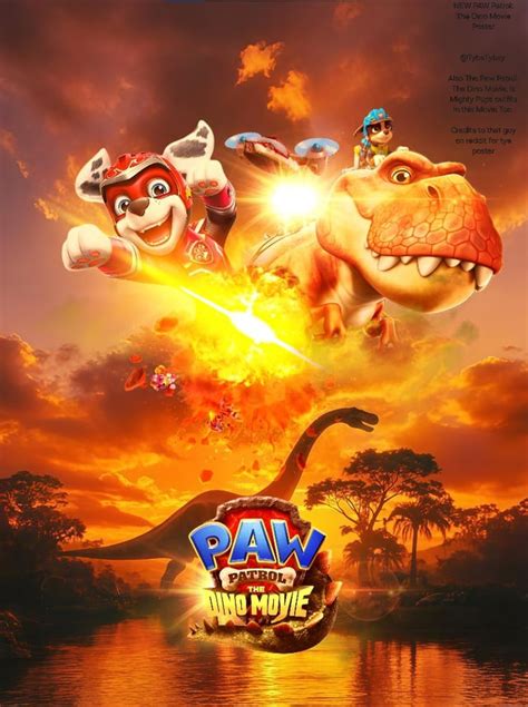 New Paw Patrol The Dino Movie Poster By Jennifermcafee On Deviantart