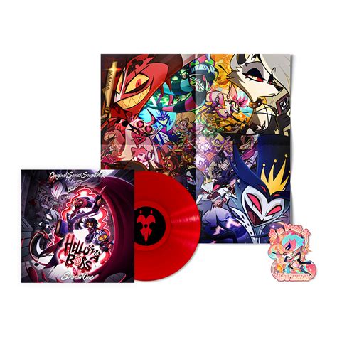 Helluva Boss Season 1 Original Soundtrack Imp Red Clear Vinyl