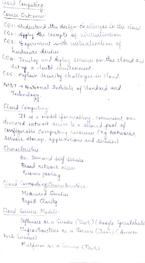 Cloud Computing Notes Week 1 Cowe Out T Haduiare Diuien Aet U A