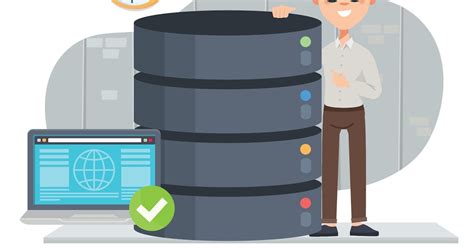 Database And Businessman Illustrator Graphics Envato Elements