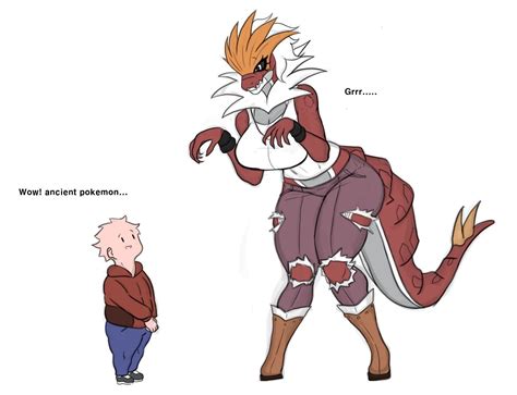 Tyrantrum Fan Art By Franschesco Female Dragon Tf Pokemon Tf Art