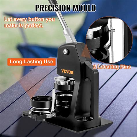 Vevor Button Maker Machine Multiple Sizes 125225 Inch Badge Punch