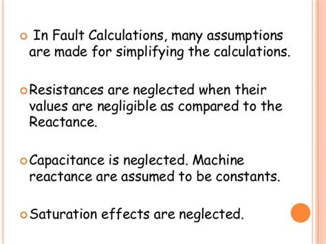 fault level calculation