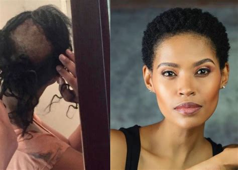 Actress Gail Mabalane Opens Up About Her Battle With Alopecia
