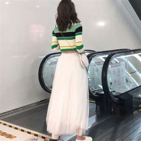 셀럽하우스 샤스커트 스타일리시한 우디블 롱 Sd 230518 발레리나