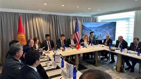Министр Бакыт Сыдыков провел заседание кыргызско американского Делового
