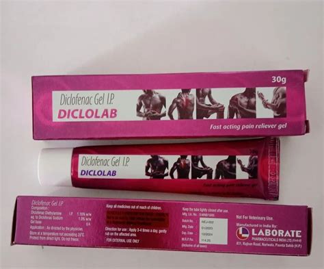 Diclofenac Gel Ip Packaging Size 30gm At ₹ 100tube In Nagpur Id