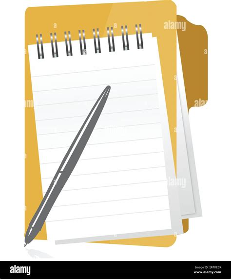 Paper Document Folder Research Stock Vector Images Alamy