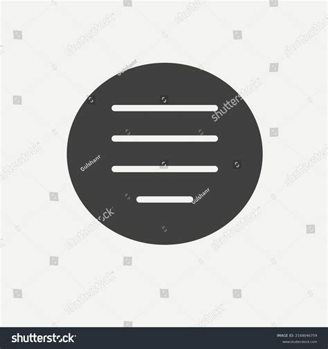 Center Alignment Vector Icon Center Align Stock Vector Royalty Free Shutterstock