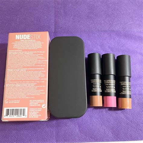 Authentic Nudestix Trio Set All Over Face Dewy Color Blush Bronzer