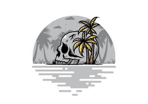 Page 2 Skull Palm Tree Vector Art Icons And Graphics For Free Download