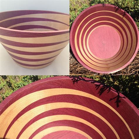 Purple Heart Wood Yarn Bowl At Roger Garcia Blog