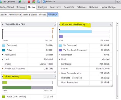 Weird Reported Active Memory Usage Vs Vm Memory Usage Vmware Vsphere